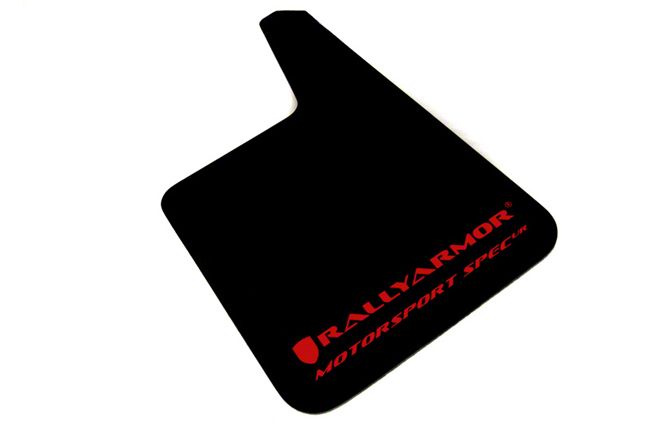 Rally Armor Frontier Universal MSpec Black Mud Flaps with Red Logo ...