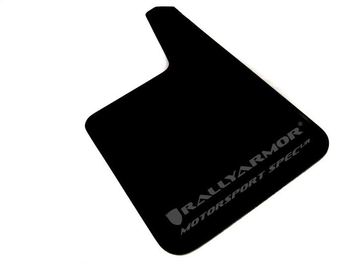 Rally Armor Jeep Gladiator Universal MSpec Black Mud Flaps with Grey ...