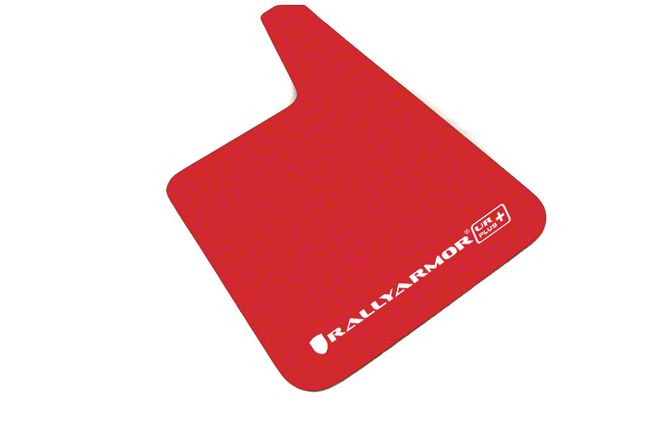 Rally Armor Jeep Gladiator Universal UR Plus Red Mud Flaps with White ...