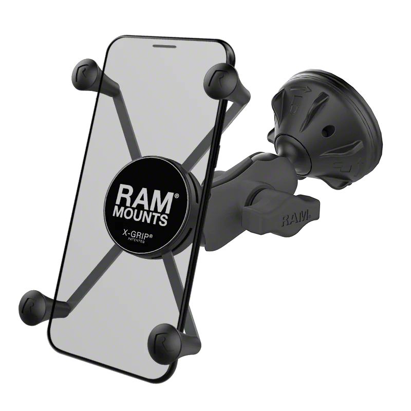 RAM Mounts Bronco Sport X-Grip Large Phone Mount with Composite Suction ...