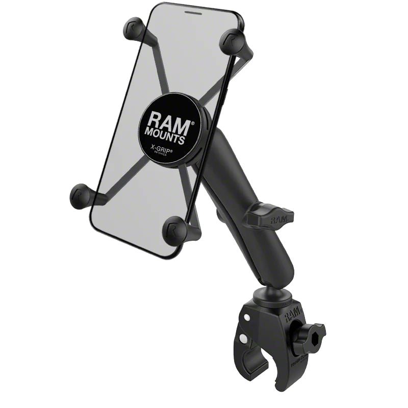 RAM Mounts Bronco X-Grip Large Phone Mount with Tough-Claw Small Clamp ...