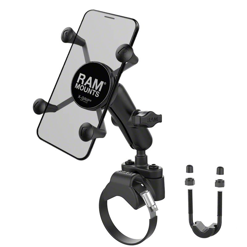 RAM Mounts Bronco X-Grip Phone Mount with ATV/UTV Rail Base RAM-B-231-2 ...