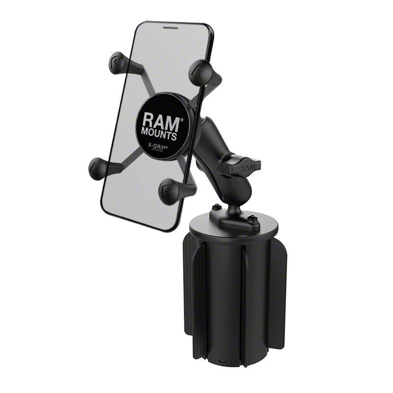 RAM Mounts Bronco X-Grip Phone Mount with Ram Mounts-A-Can II Cup ...