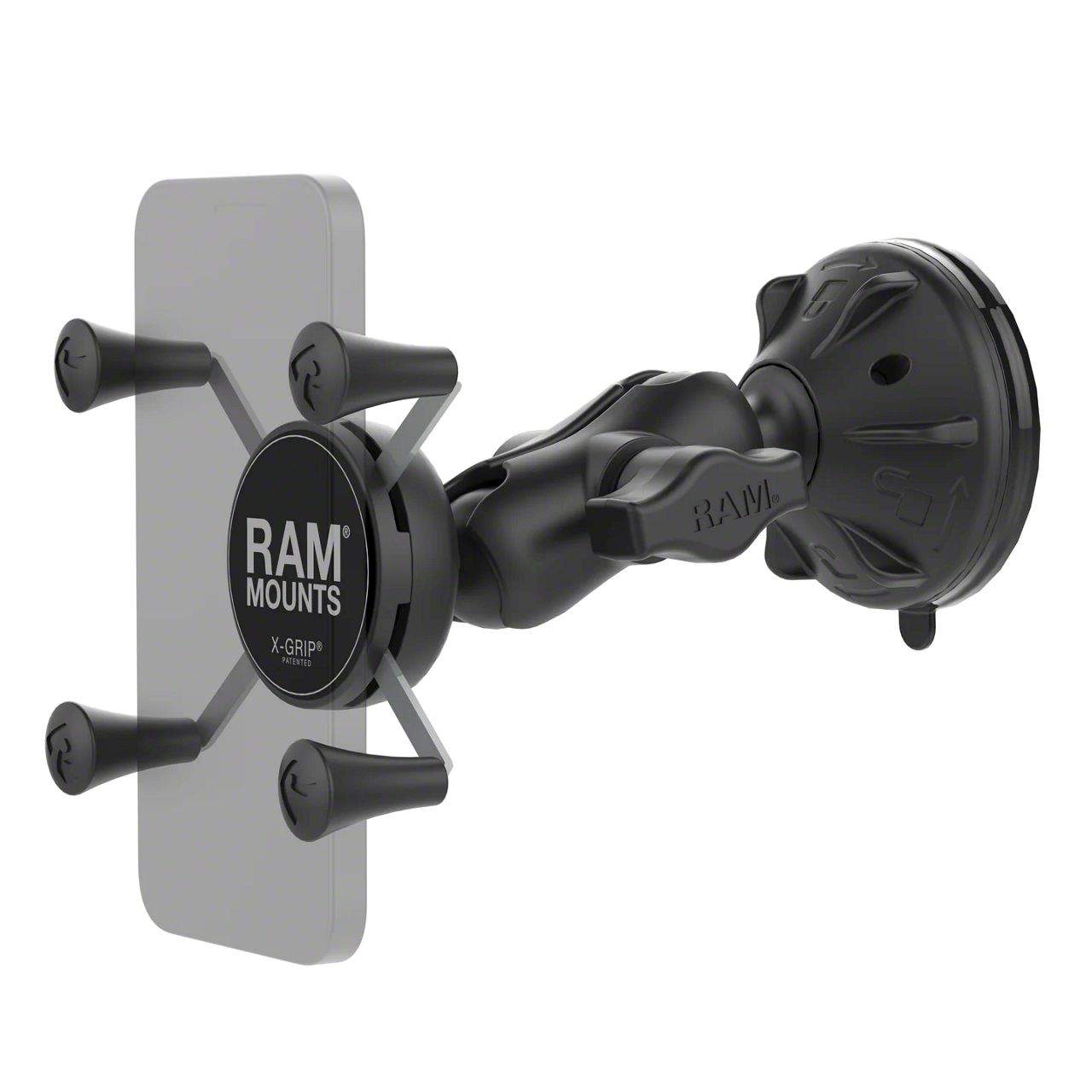 RAM Mounts Bronco X-Grip Phone Mount with Twist-Lock Low Profile ...