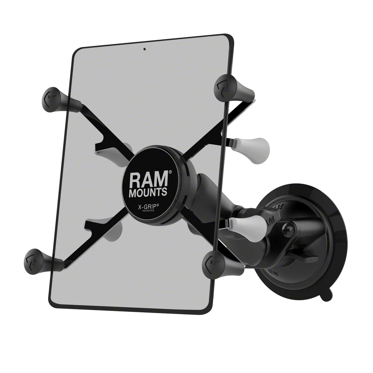 RAM Mounts Bronco X-Grip with Twist-Lock Suction Cup Mount for 7 to 8 ...