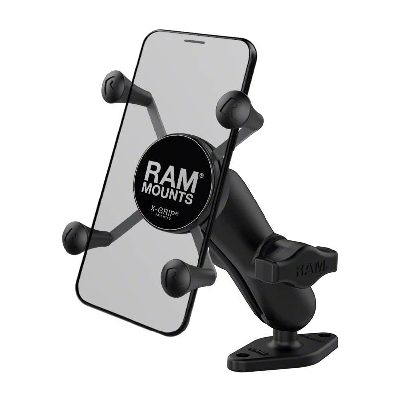 RAM Mounts Jeep Gladiator X-Grip Phone Mount with Diamond Base RAM-B ...