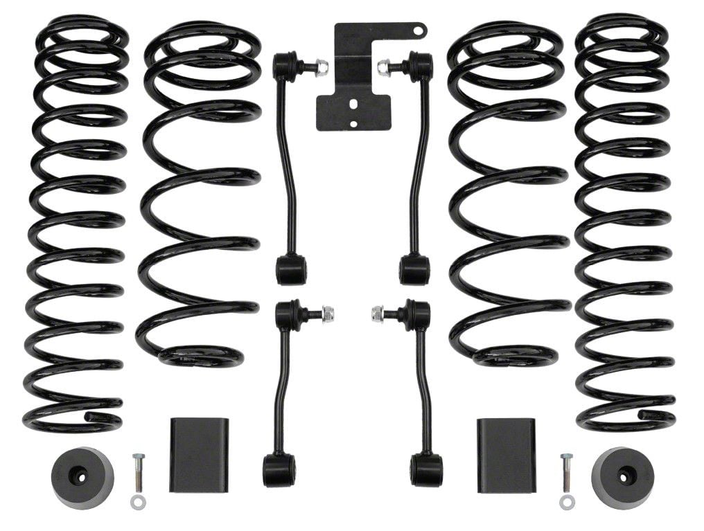 Rancho Jeep Wrangler 3-Inch Sport Suspension Lift Kit RS66136BK (21-26 ...