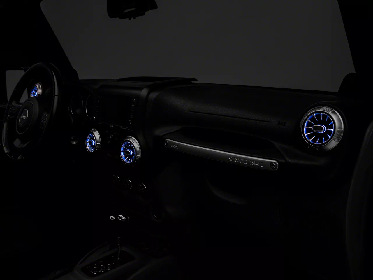 Raxiom 11 18 Jeep Wrangler JK LED Ambient Vent Lighting Kit J139322