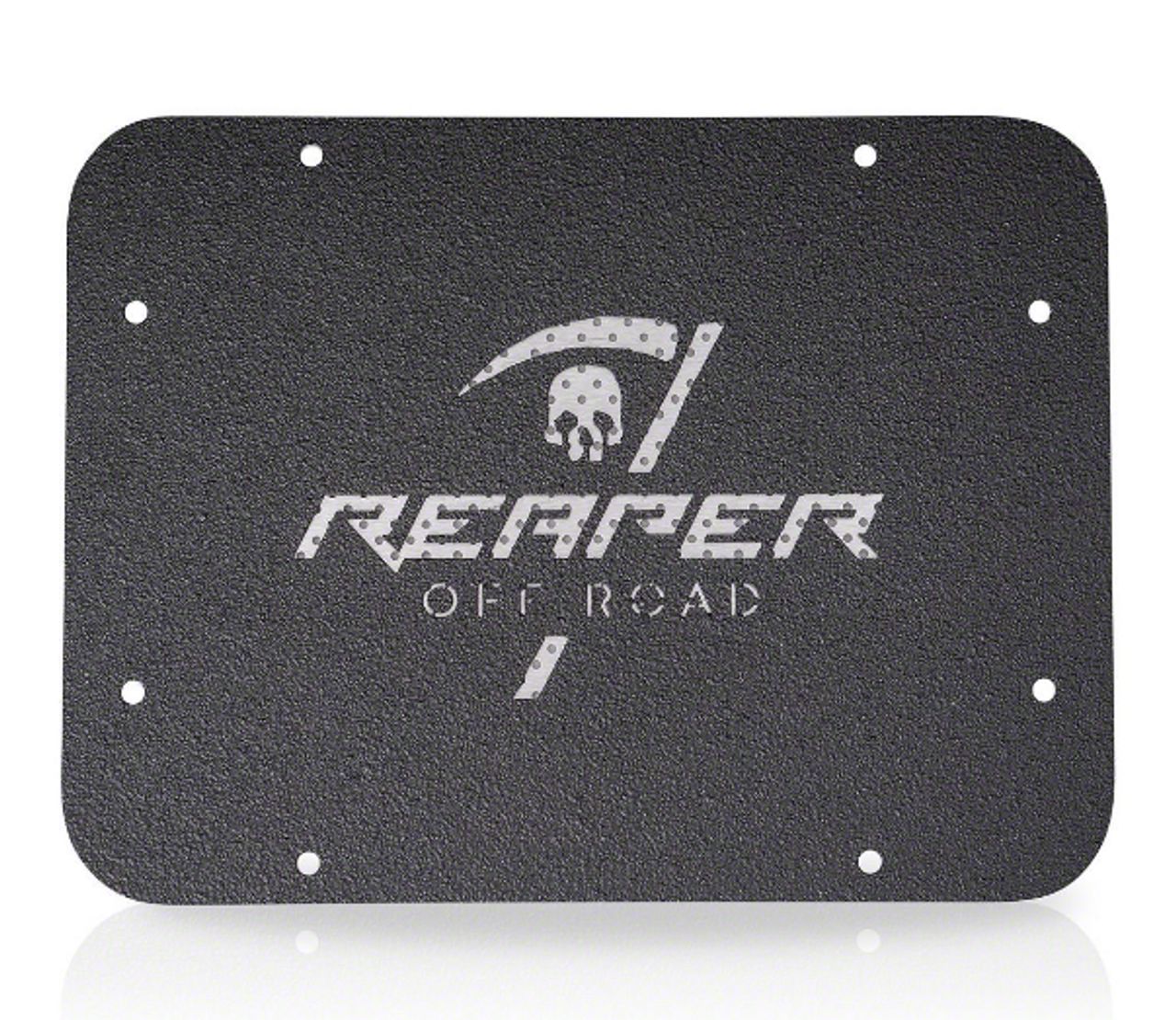 Reaper Off-Road Jeep Wrangler Tailgate Cover Plate; Textured Black JKTS ...