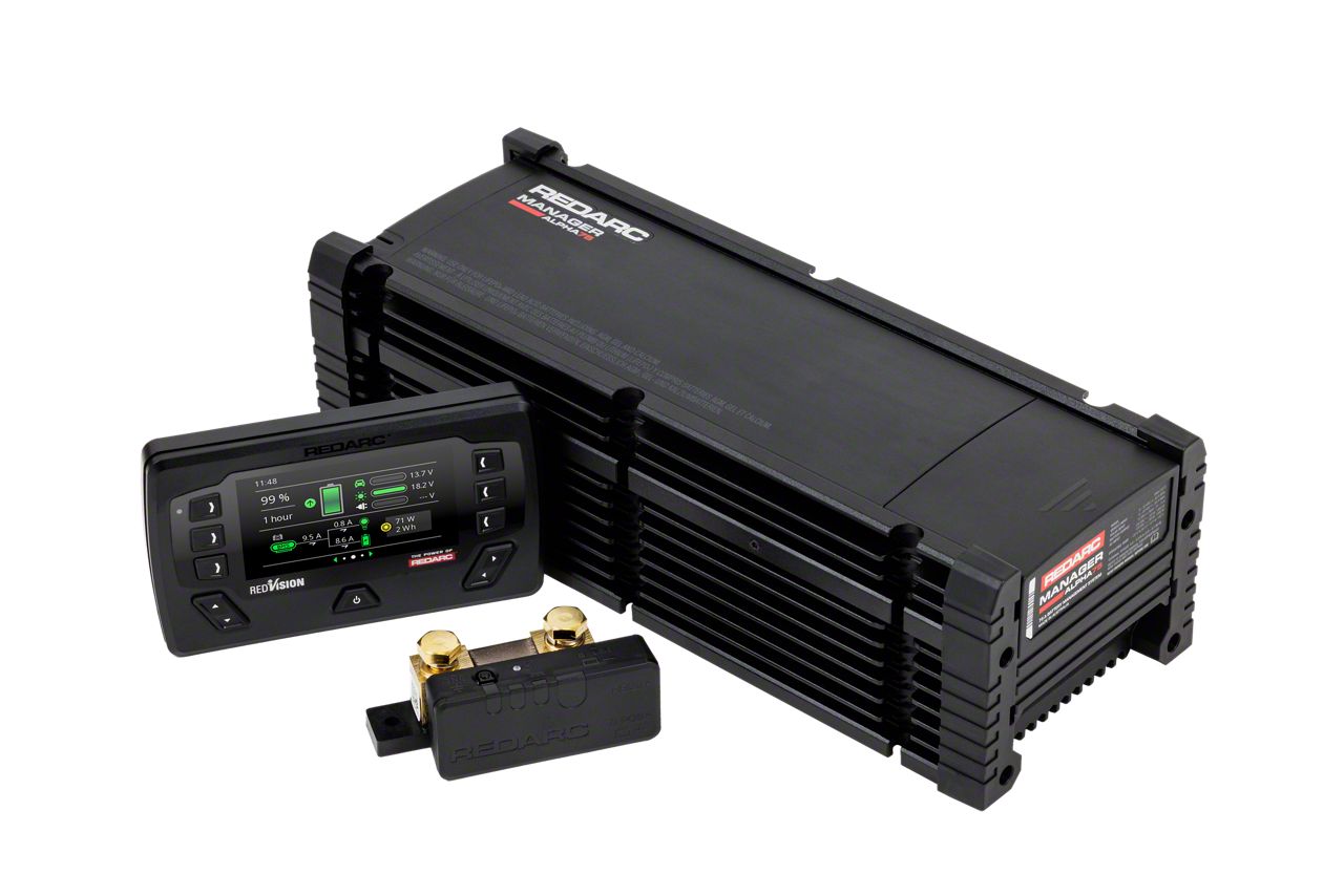 Redarc Tacoma Manager Alpha75 Battery Management System with RedVision ...