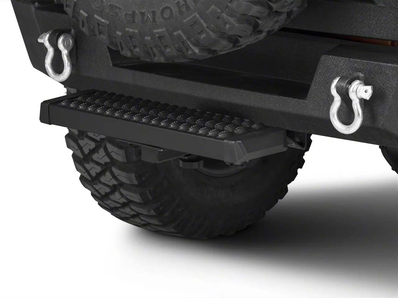 RedRock Toyota 4-Runner Aluminum Hitch Step for 2-Inch Receiver; Black ...