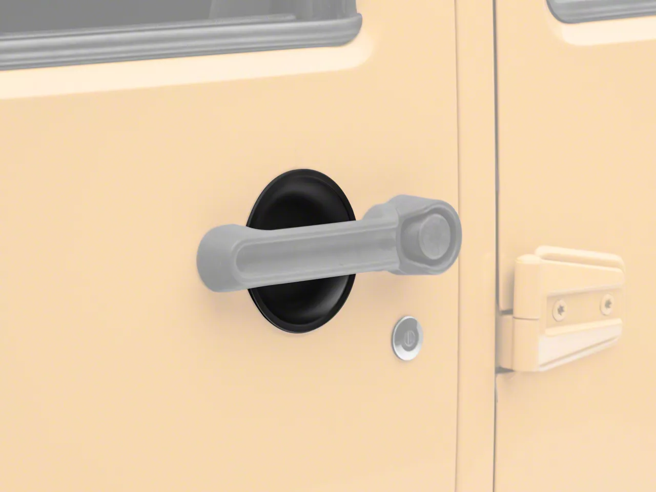 RedRock Jeep Wrangler Door Handle Recess Guards J152402 (07-18 Jeep ...