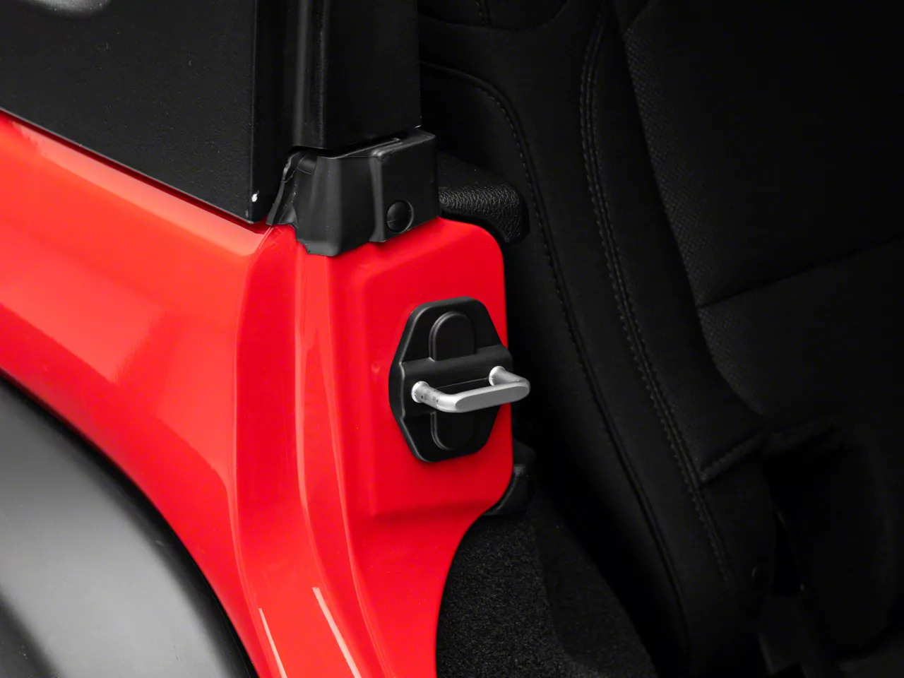 RedRock Jeep Wrangler Door Lock Striker Cover Set J134471-JL (18-25 ...