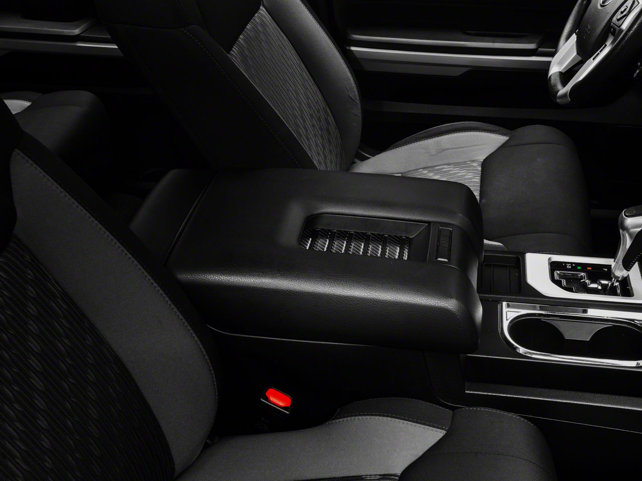 RedRock Tundra Center Arm Rest Trim; Carbon Fiber TU16762 (14-21 Tundra ...