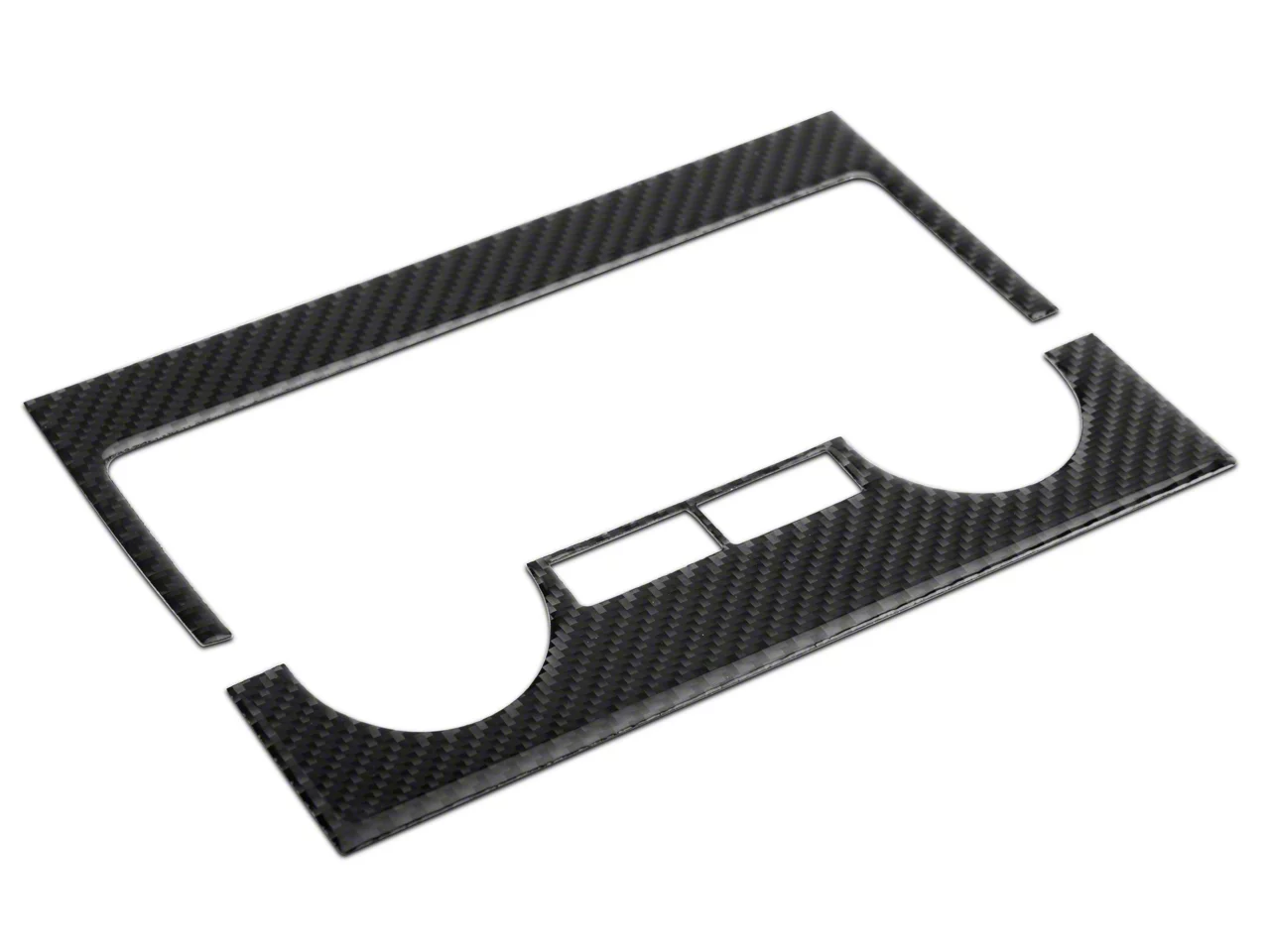 RedRock Tundra HVAC Bezel Trim; Carbon Fiber TU16767 (14-21 Tundra ...