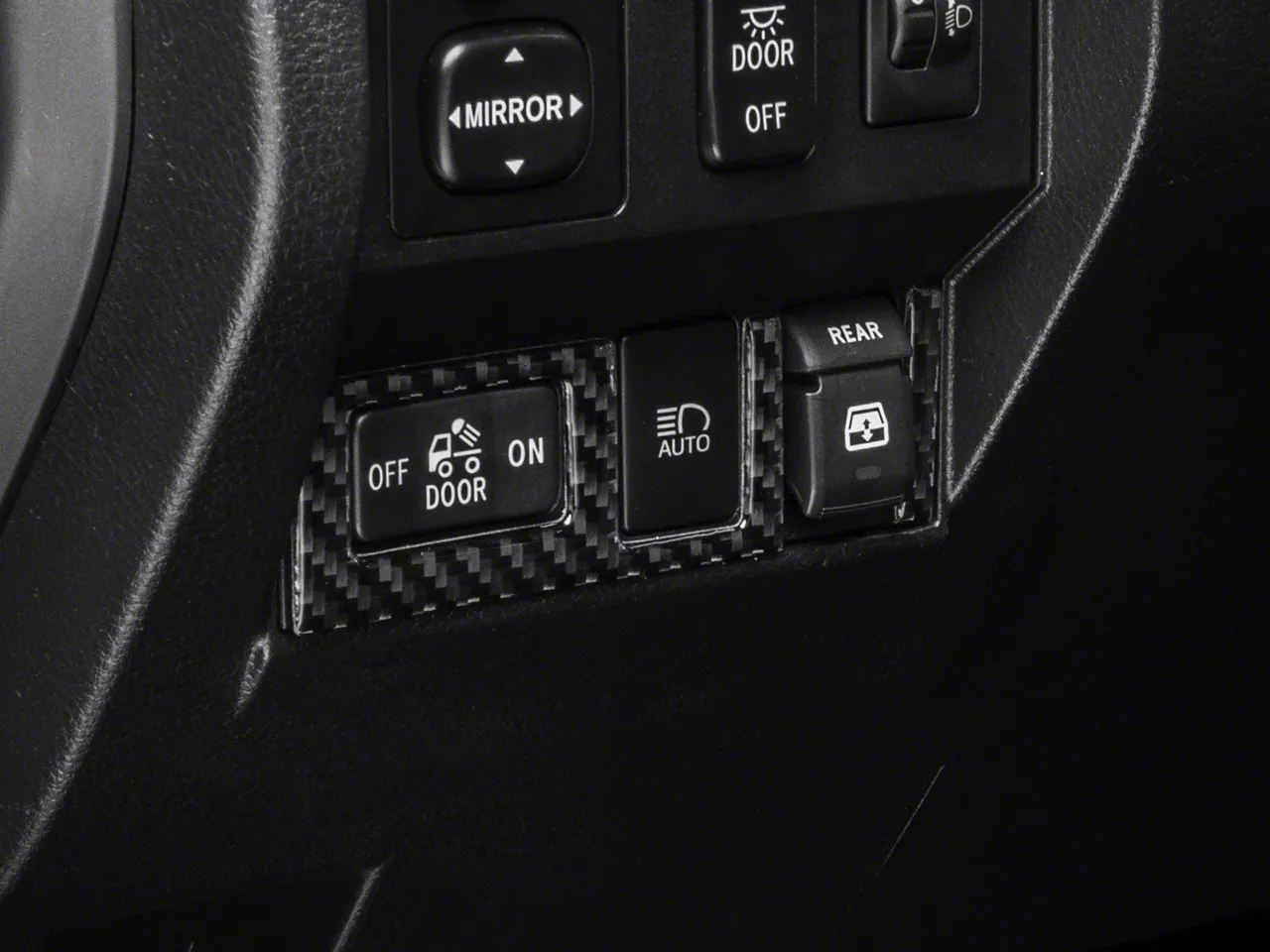 RedRock Tundra Switch Panel Trim; Carbon Fiber TU16774 (14-21 Tundra ...