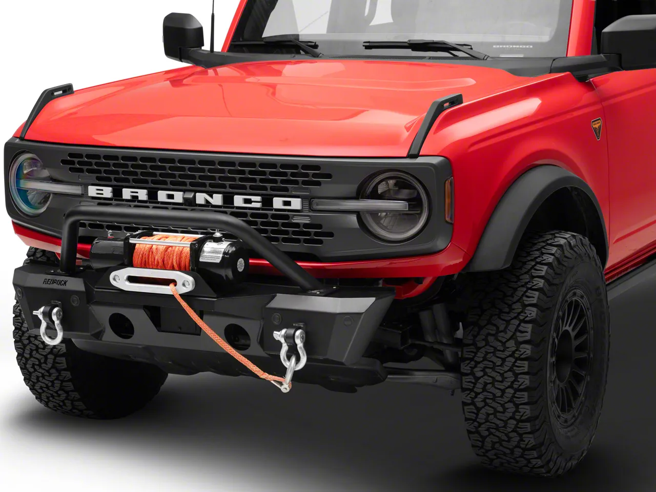 RedRock Bronco Attack Stubby Front Bumper FB30797 (21-25 Bronco ...
