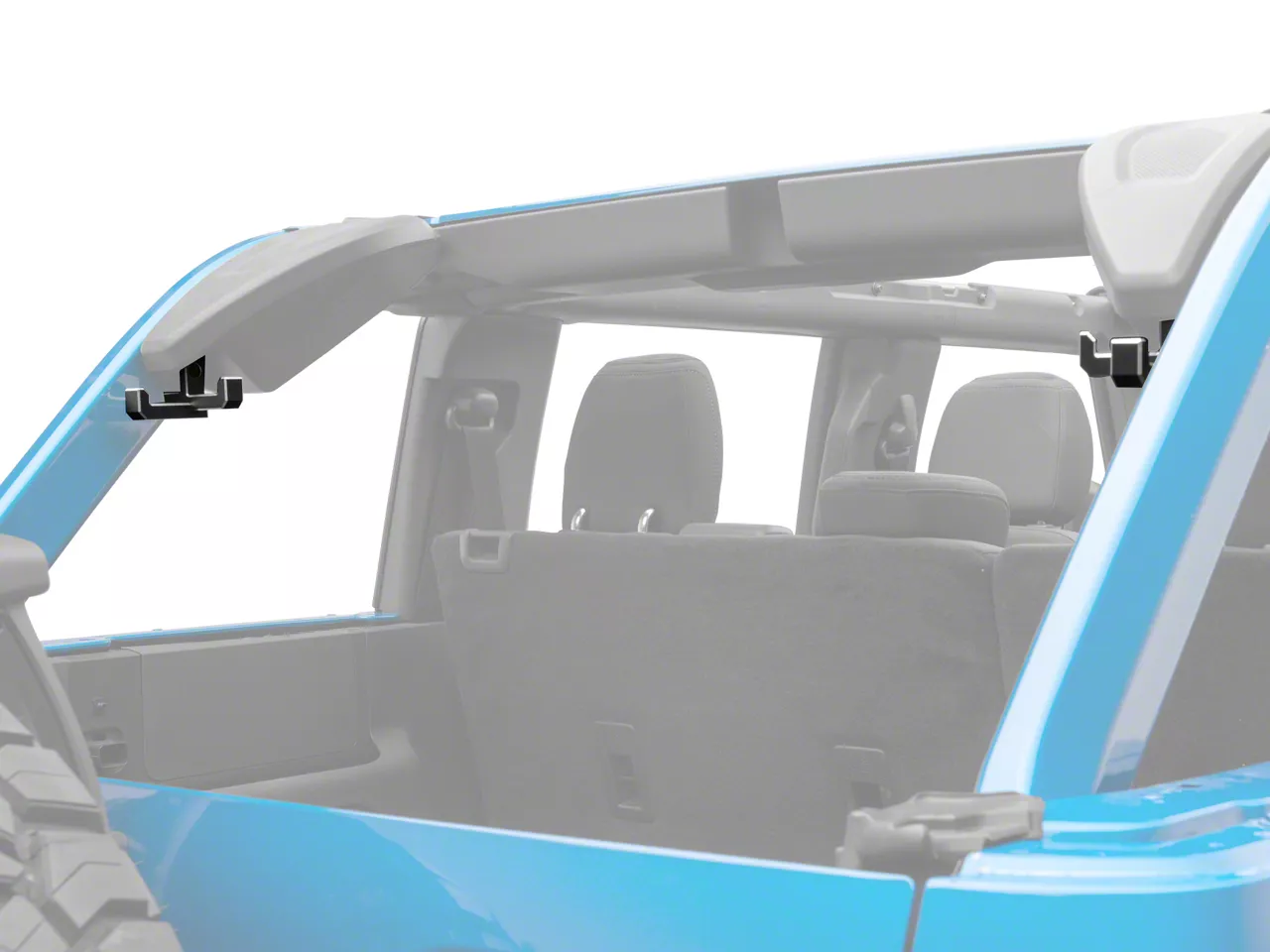 RedRock Bronco Billet Aluminum Cargo T and J Hooks FB25789 (21-25 ...