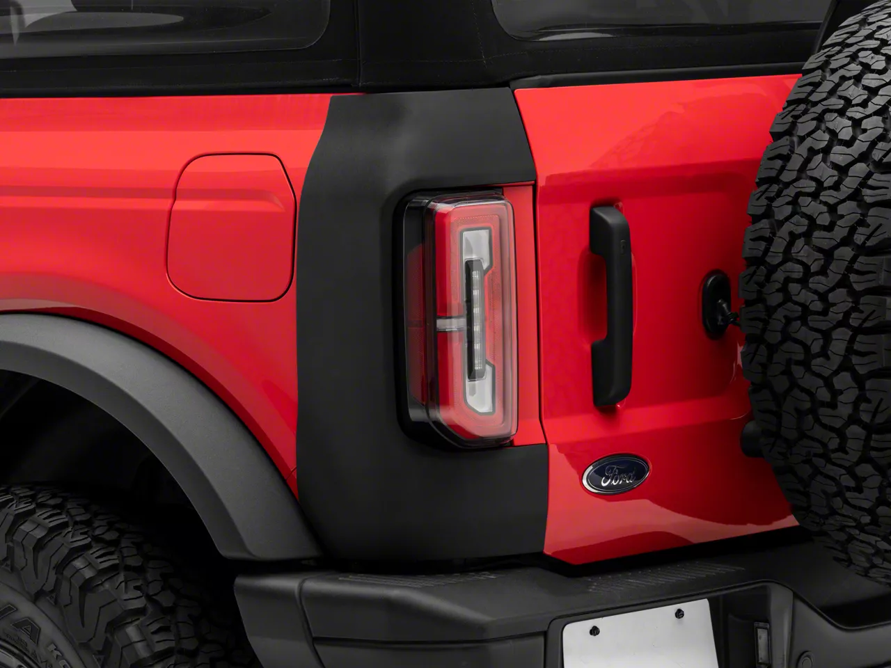 RedRock Bronco Rear Corner Guards FB26845 (21-26 Bronco, Excluding ...