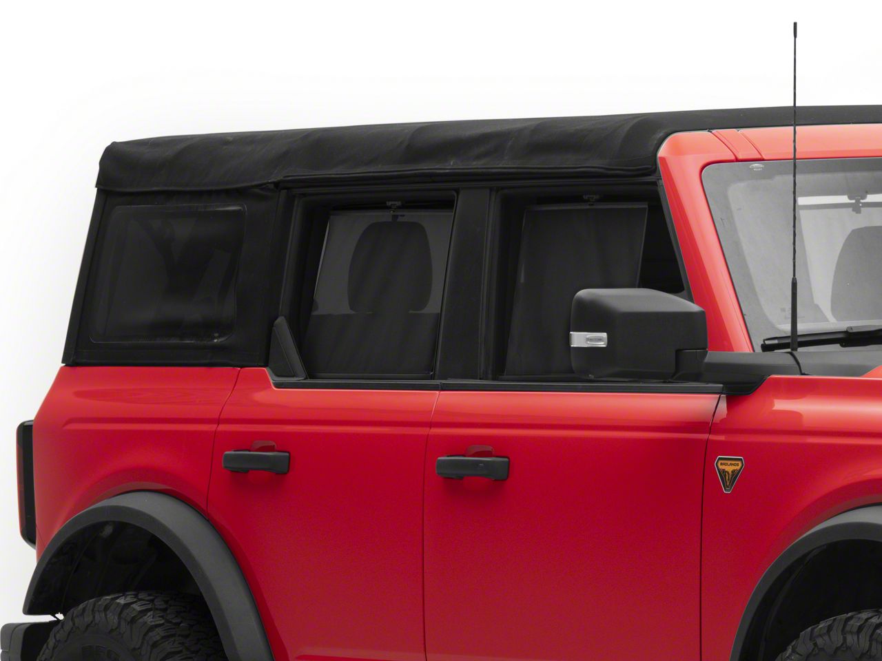 RedRock Bronco Telescopic Window Curtain FB29803 (21-25 Bronco 4-Door ...