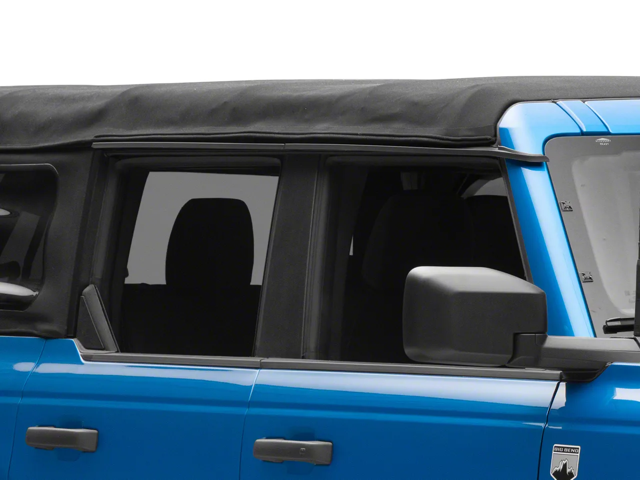 RedRock Bronco Window Visors; Matte Black FB25546 (21-25 Bronco 4-Door ...