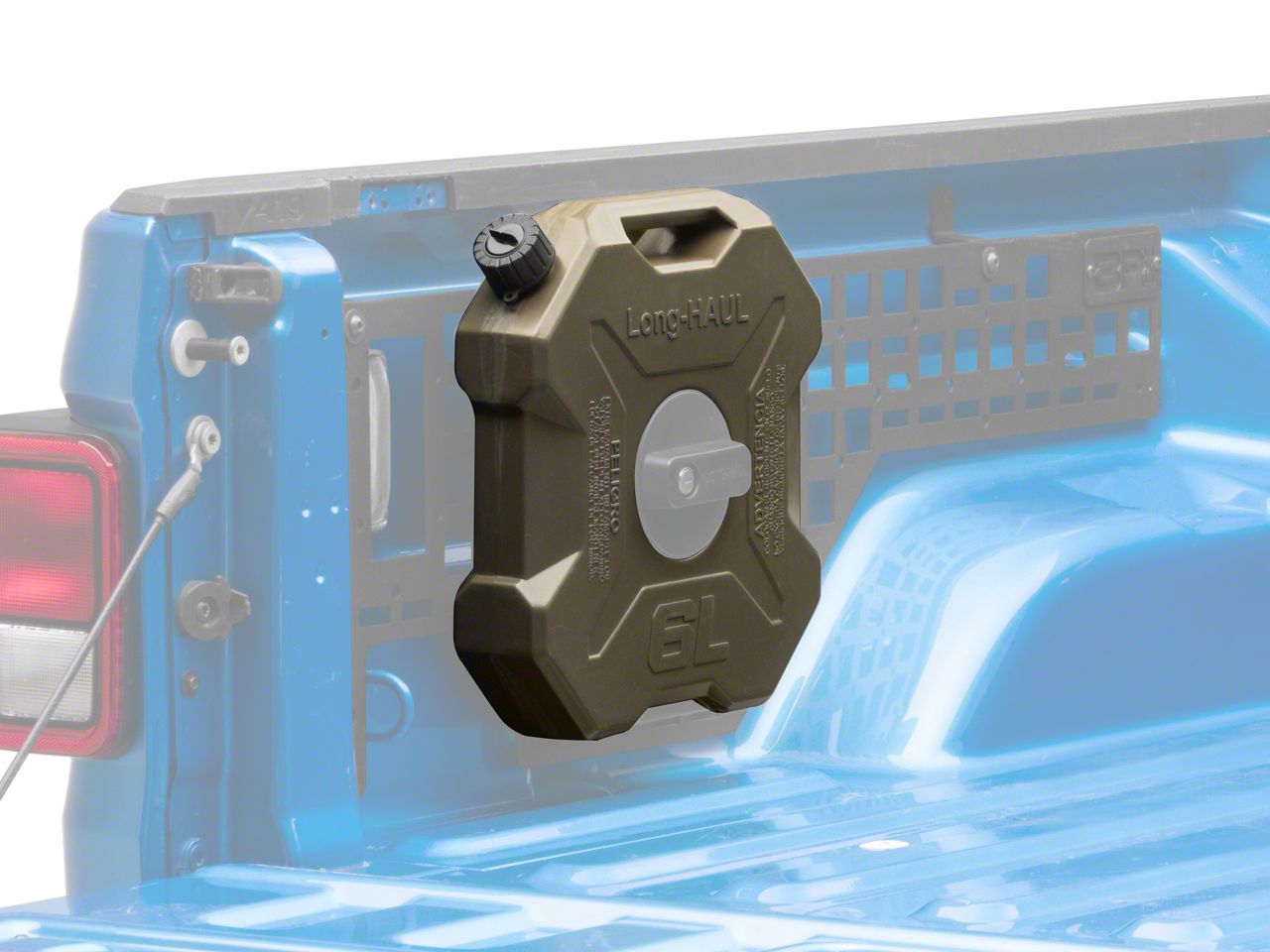 RedRock Jeep Gladiator Jerry Can Mount; 6-Liter J214342 - Free Shipping