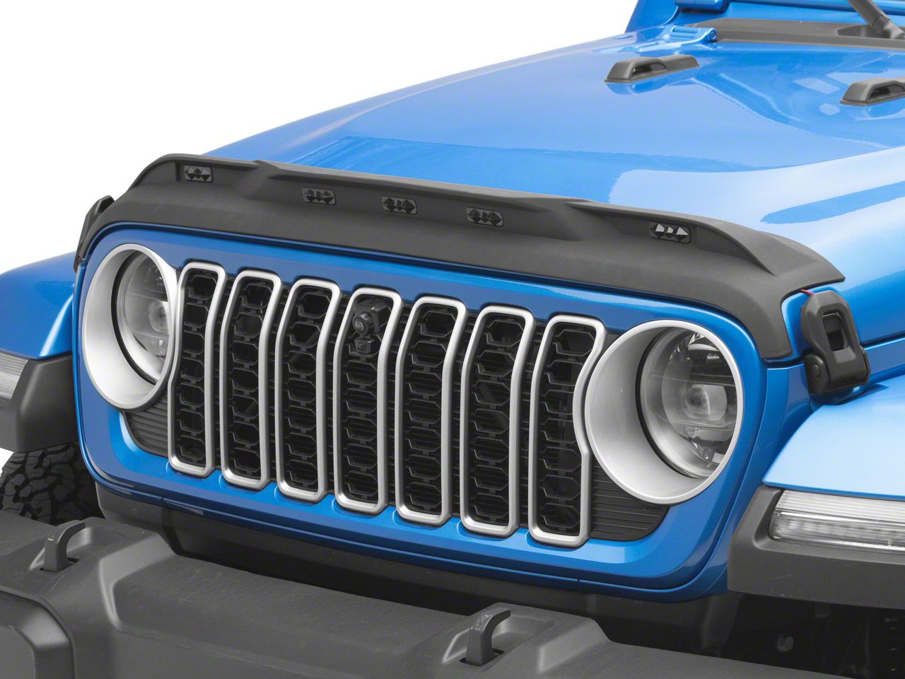 RedRock Jeep Wrangler Hood Guard with LED Lighting J191264 (18-26 Jeep ...
