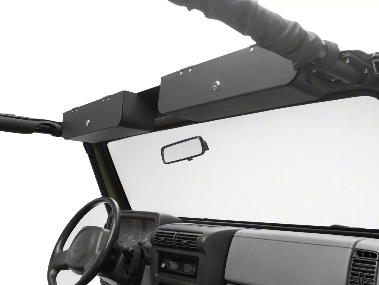 RedRock Jeep Wrangler Overhead Lock Box J166733 (97-06 Jeep Wrangler TJ ...