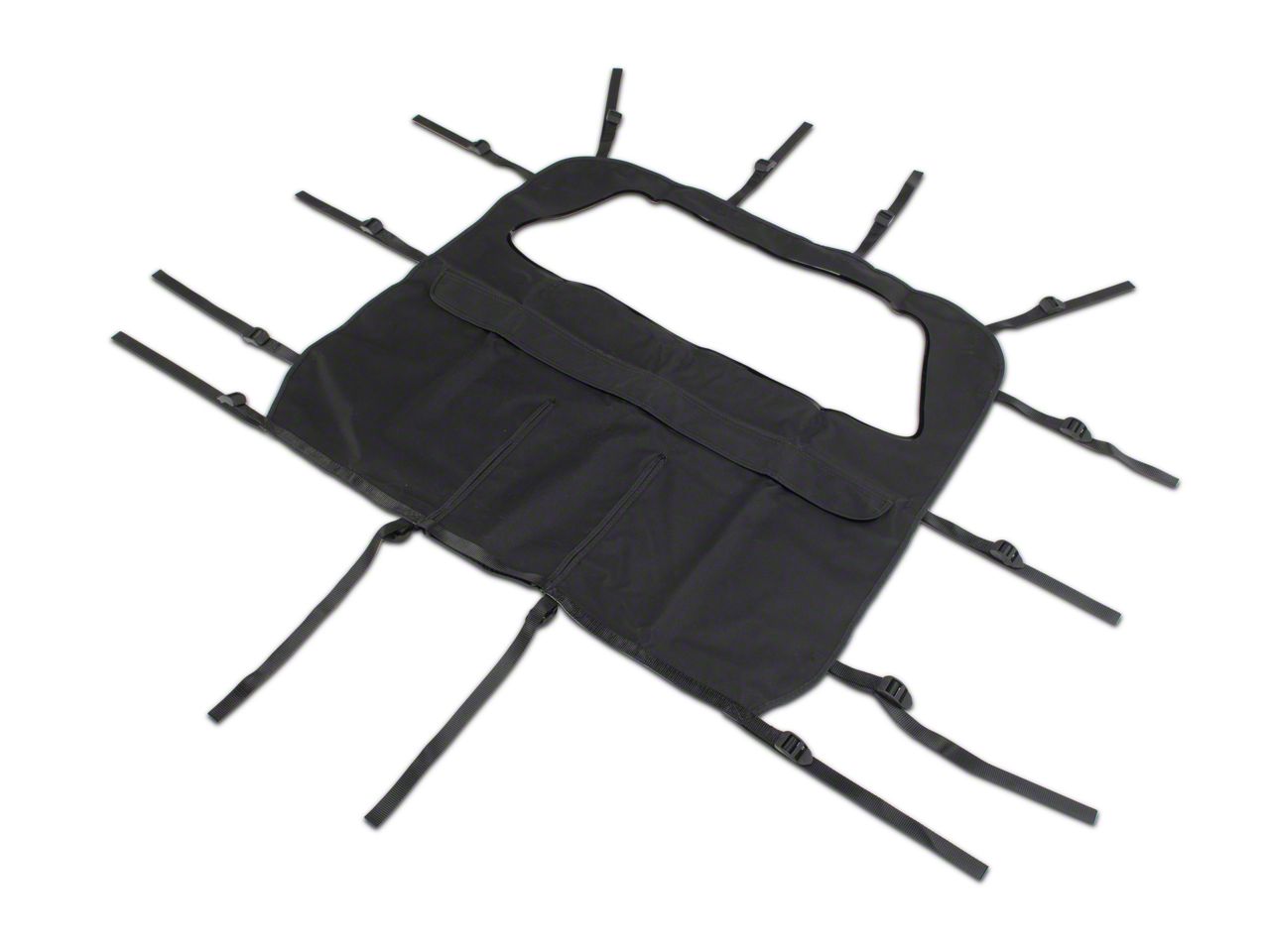 RedRock Jeep Wrangler Wind Breaker; Black Diamond J174543 (76-06 Jeep ...