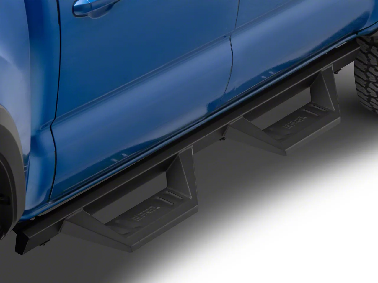 RedRock Tacoma TC2 Drop Step Running Boards; Textured Black TT50910 (05 ...
