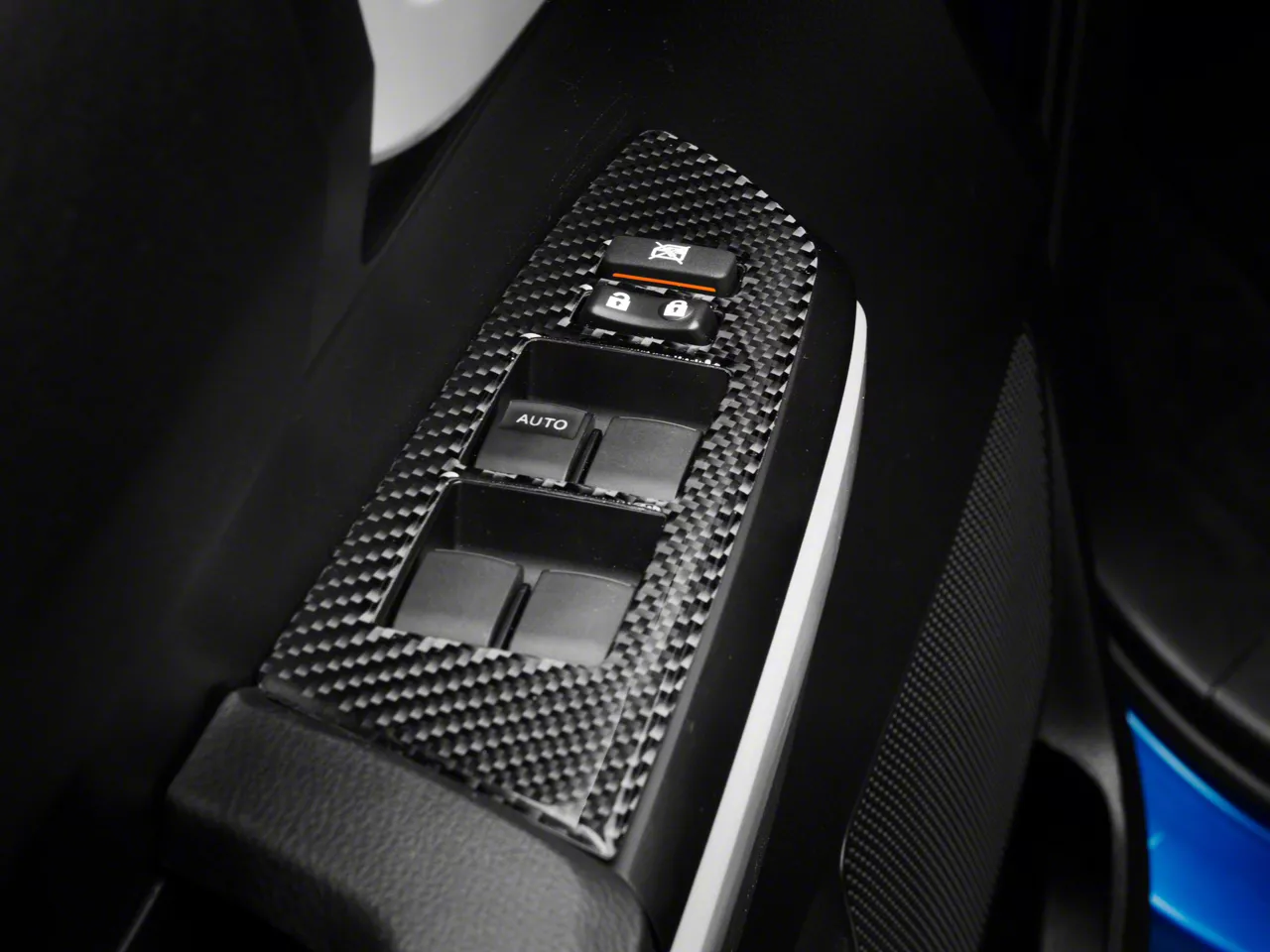 RedRock Tundra Window Switch Trim; Carbon Fiber TU19139 (14-21 Tundra ...