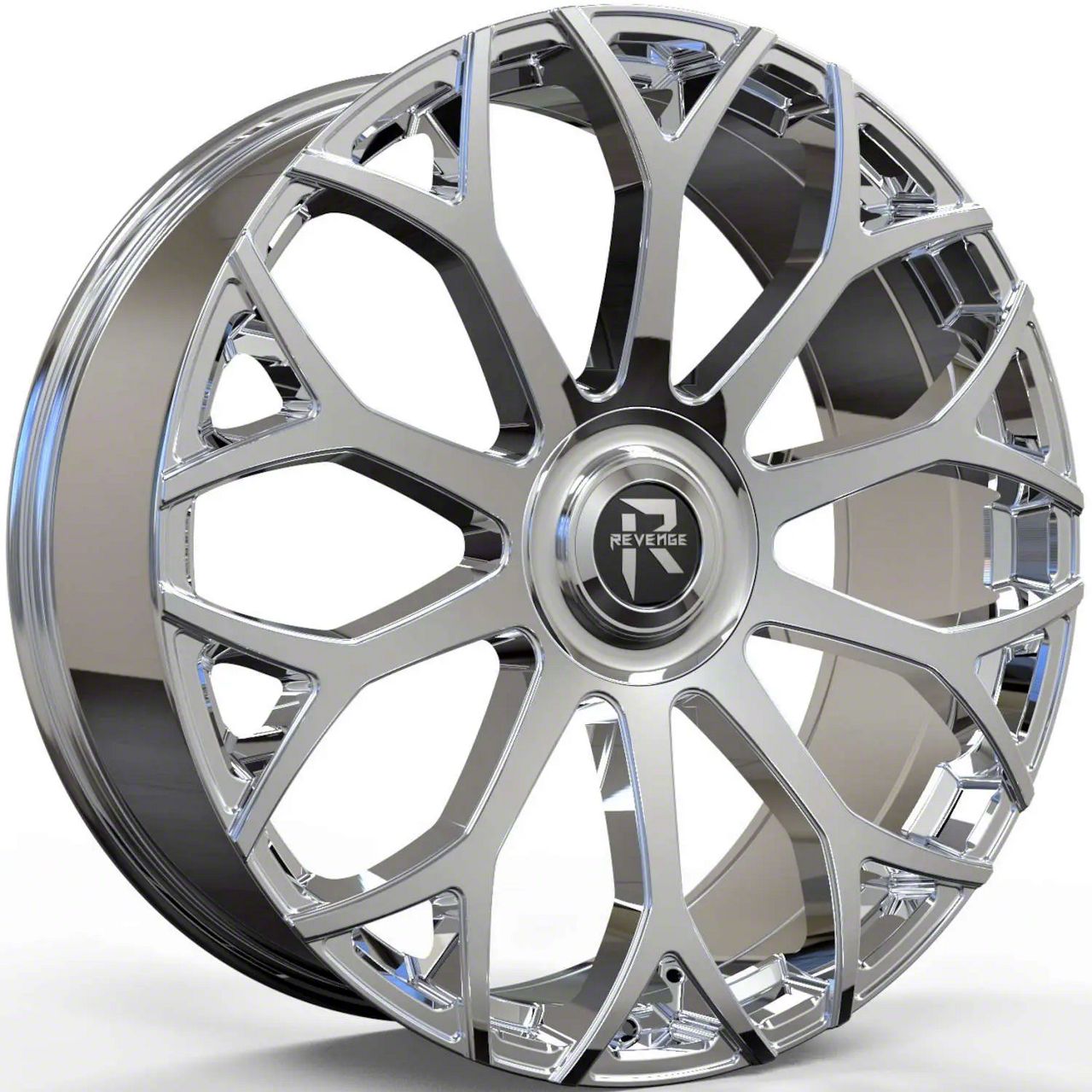 Toyota 4-Runner RL-105 Big Floater Chrome 6-Lug Wheel; 24x9; 25mm ...