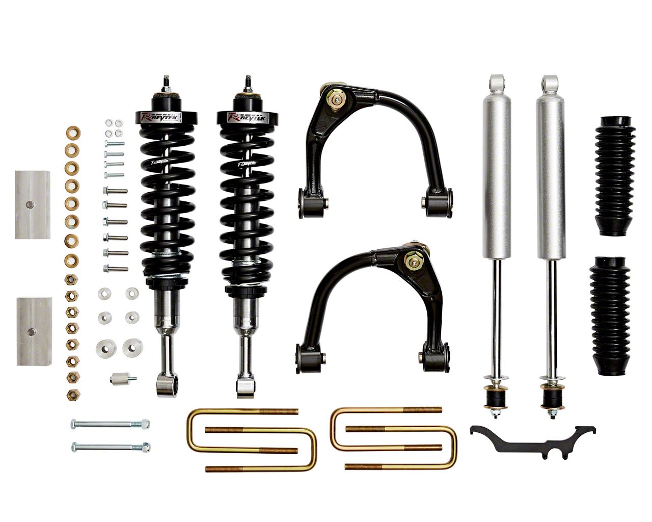 Revtek Tacoma 3-Inch Adjustable Front Coil-Over Kit with Rear Lift ...