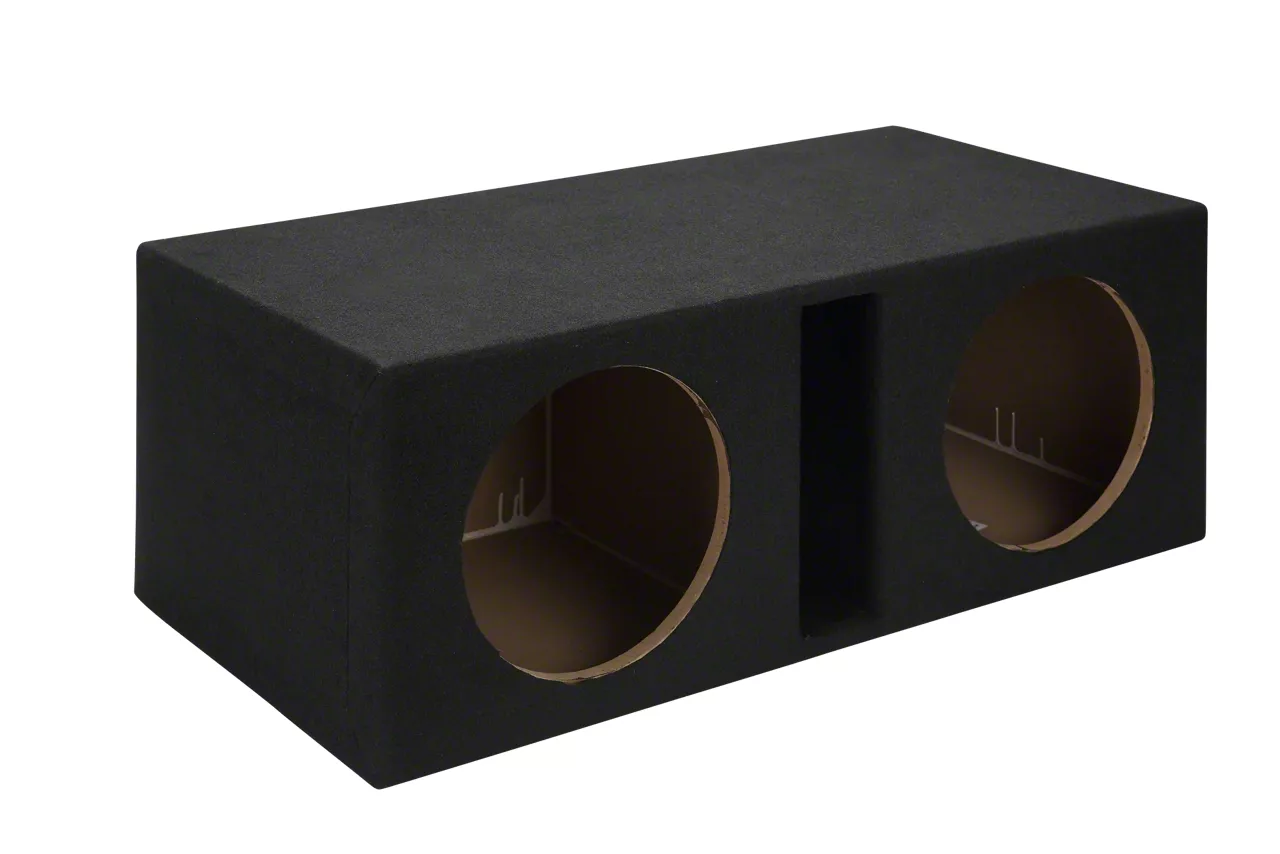 Bronco Sport Dual 10-Inch Slot Ported Subwoofer Box; Carpeted ...