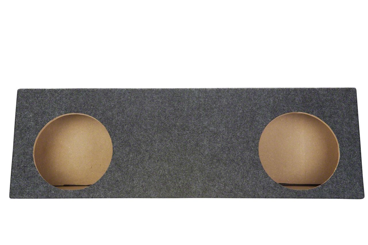 Jeep Gladiator Dual 10-Inch Behind Seat Subwoofer Box; Carpeted ...