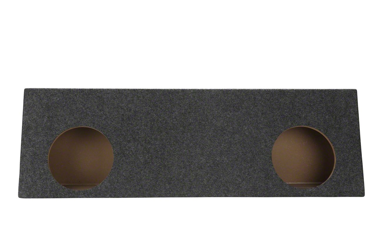 Jeep Gladiator Dual 10-Inch Slot Ported Subwoofer Box; Carpeted ...