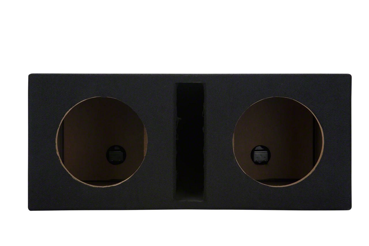 Jeep Gladiator Dual 8-Inch Slot Ported Subwoofer Box; Carpeted ...