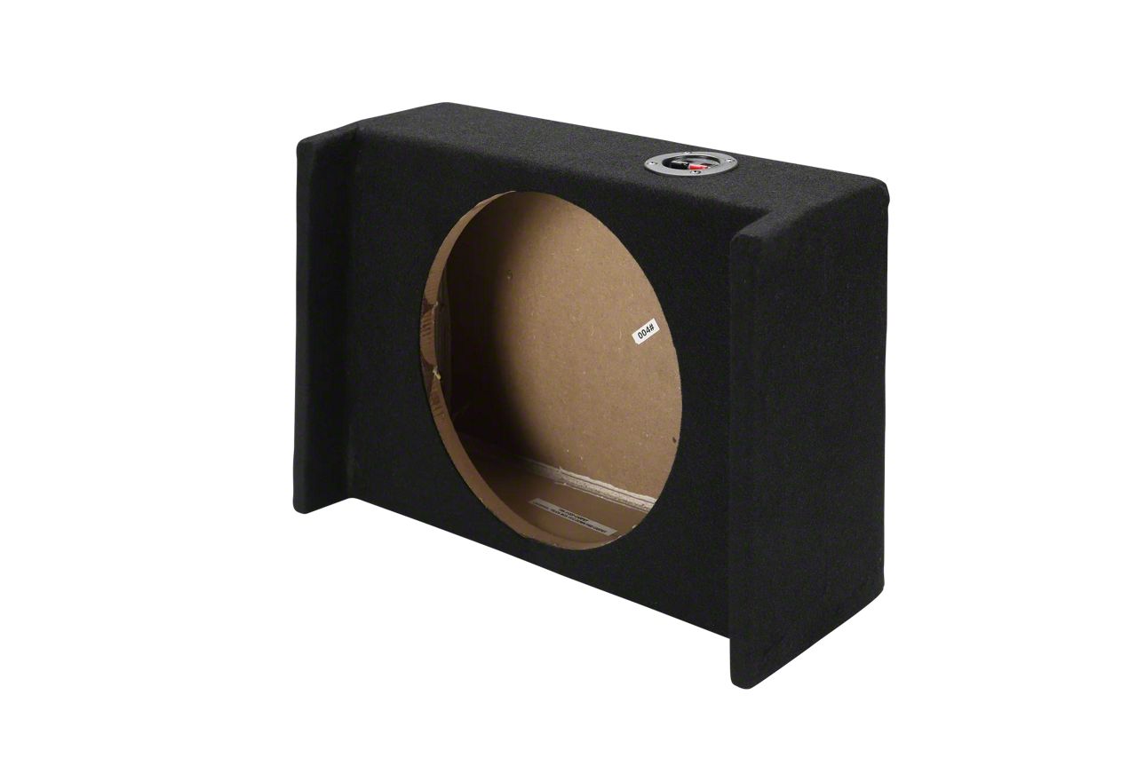 Jeep Gladiator Single 12-Inch Under Rear Seat Down Fire Subwoofer Box ...