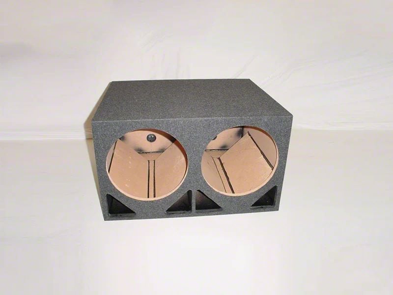 Tacoma Dual 12-Inch Double Ported Subwoofer Box; Carpeted (Universal ...
