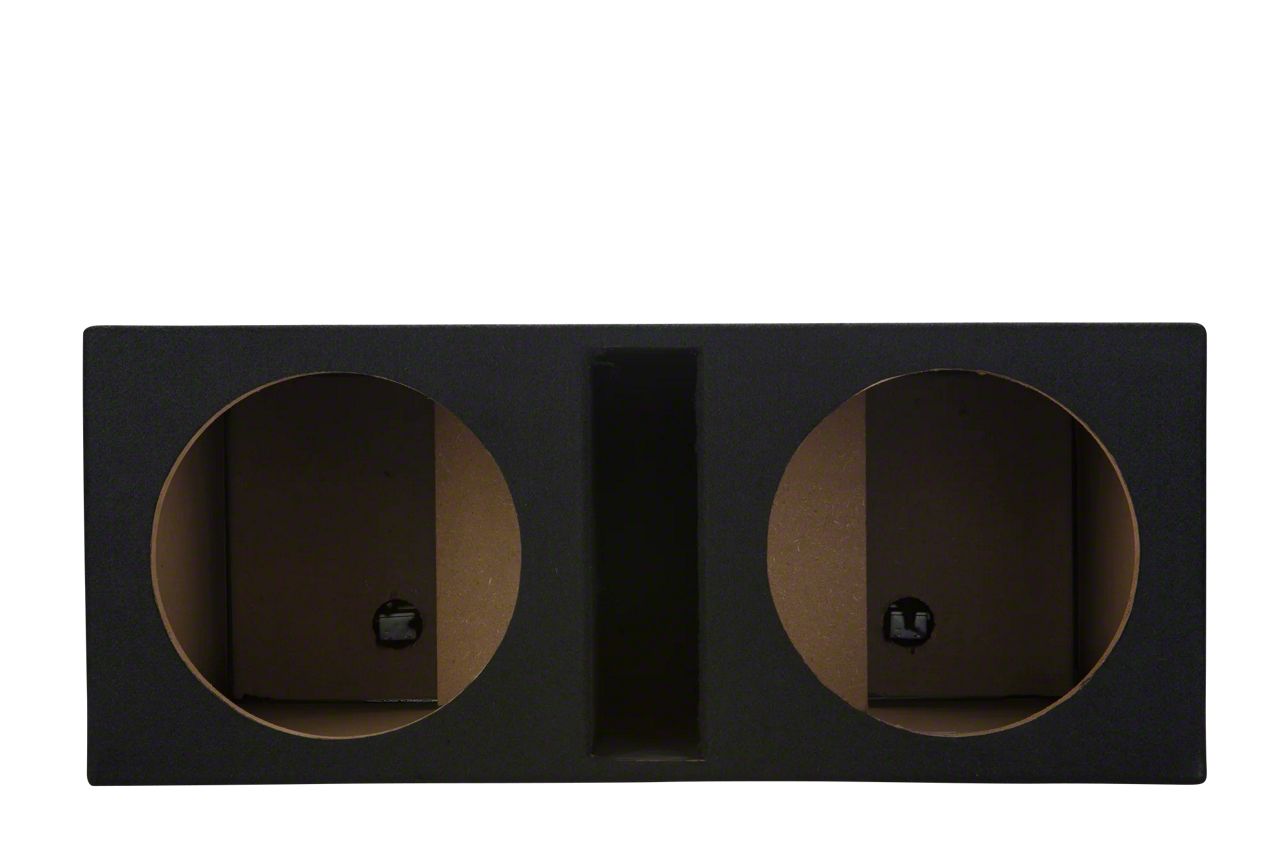 Tacoma Dual 12-Inch Slot Ported Subwoofer Box; Carpeted (Universal ...
