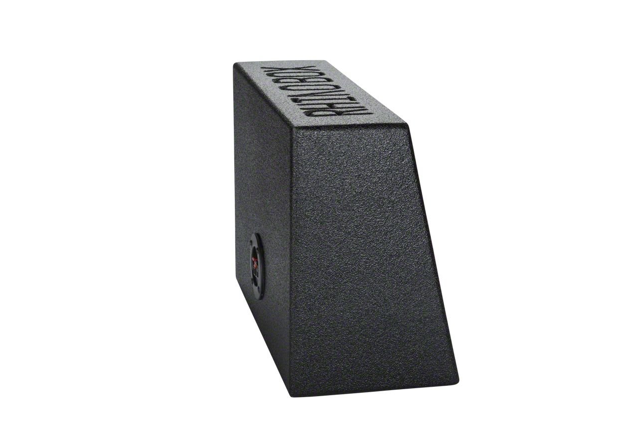 Tacoma Single 8-Inch Behind Seat Subwoofer Box; Poly Coated (Universal ...