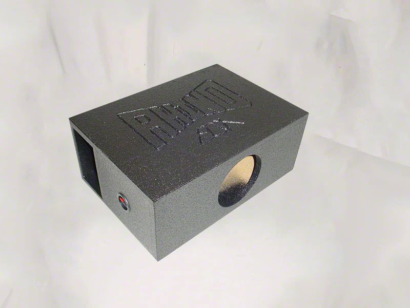 Tacoma Single 8-Inch Super Bass Horn Ported Subwoofer Box; Poly Coated ...