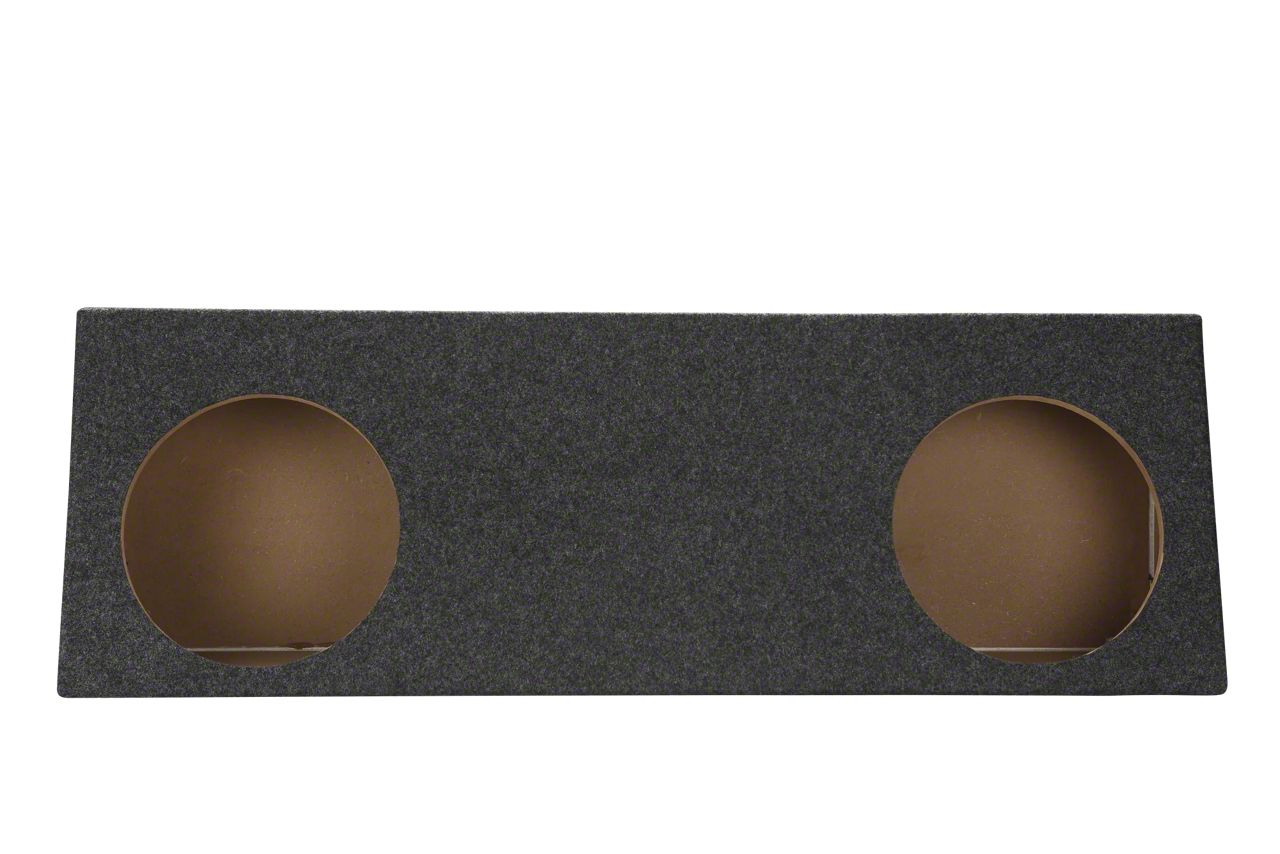 Tundra Dual 10-Inch Behind Seat Subwoofer Box; Carpeted (11-13 Tundra ...