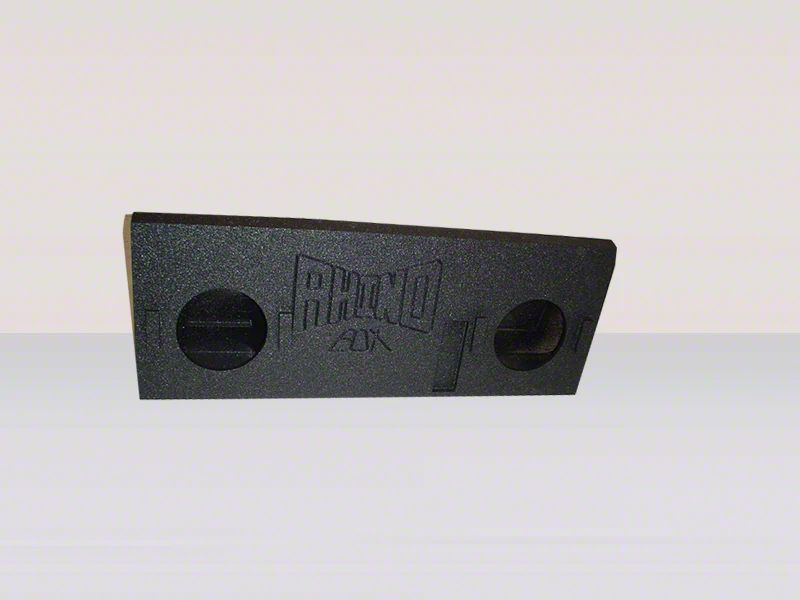 Tundra Dual 12-Inch Behind Seat Subwoofer Box; Poly Coated (14-26 ...