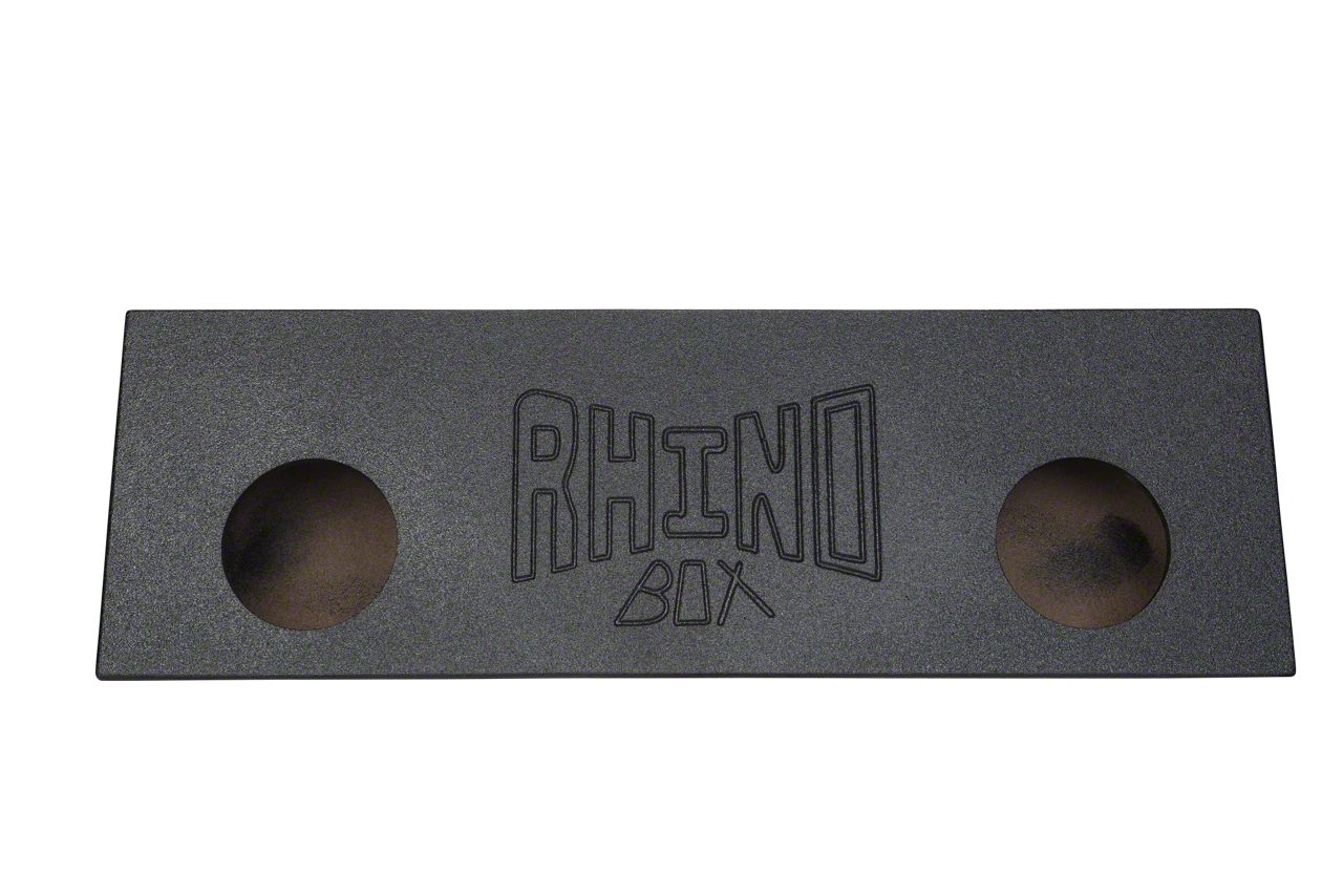 Tundra Dual 8-Inch Slot Ported Subwoofer Box; Poly Coated (Universal ...