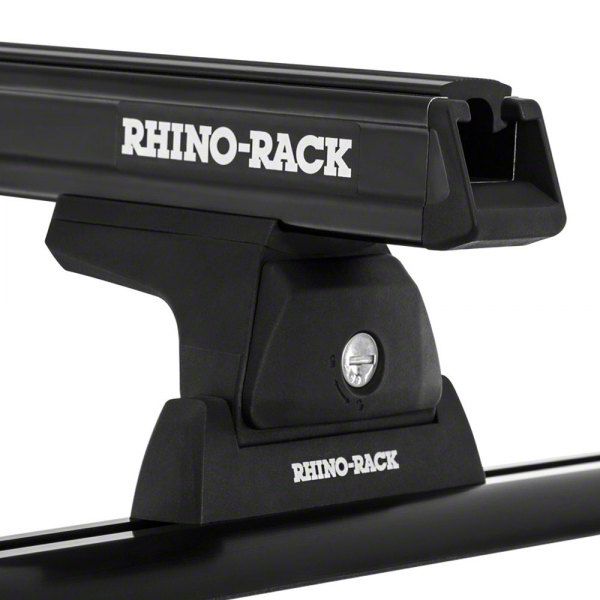 Rhino-Rack Bronco Heavy Duty 2-Bar Track Mount Roof Rack; Black; 65 ...