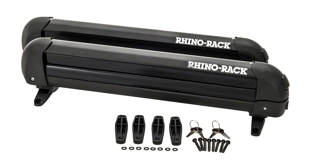 Rhino-Rack Bronco Ski and Snowboard Carrier for 4 Skis or 2 Snowboards ...