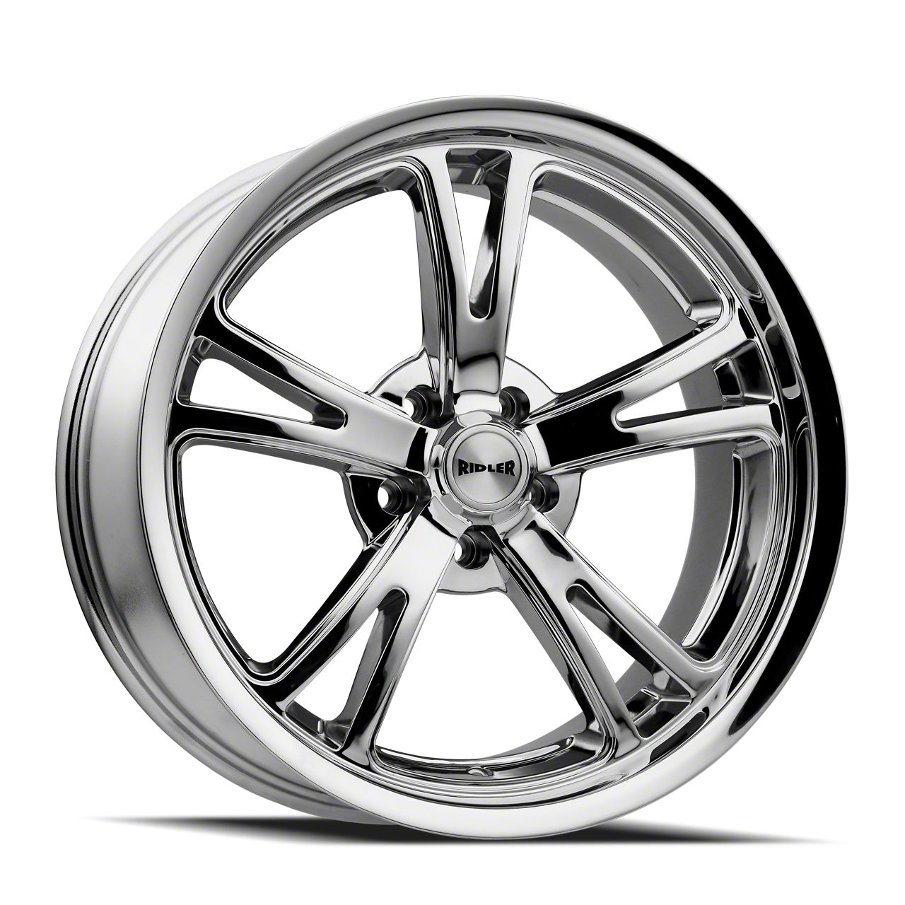 Ridler Jeep Wrangler 606 Chrome Wheel; 18x9.5; 0mm Offset 606-8965C (97 ...