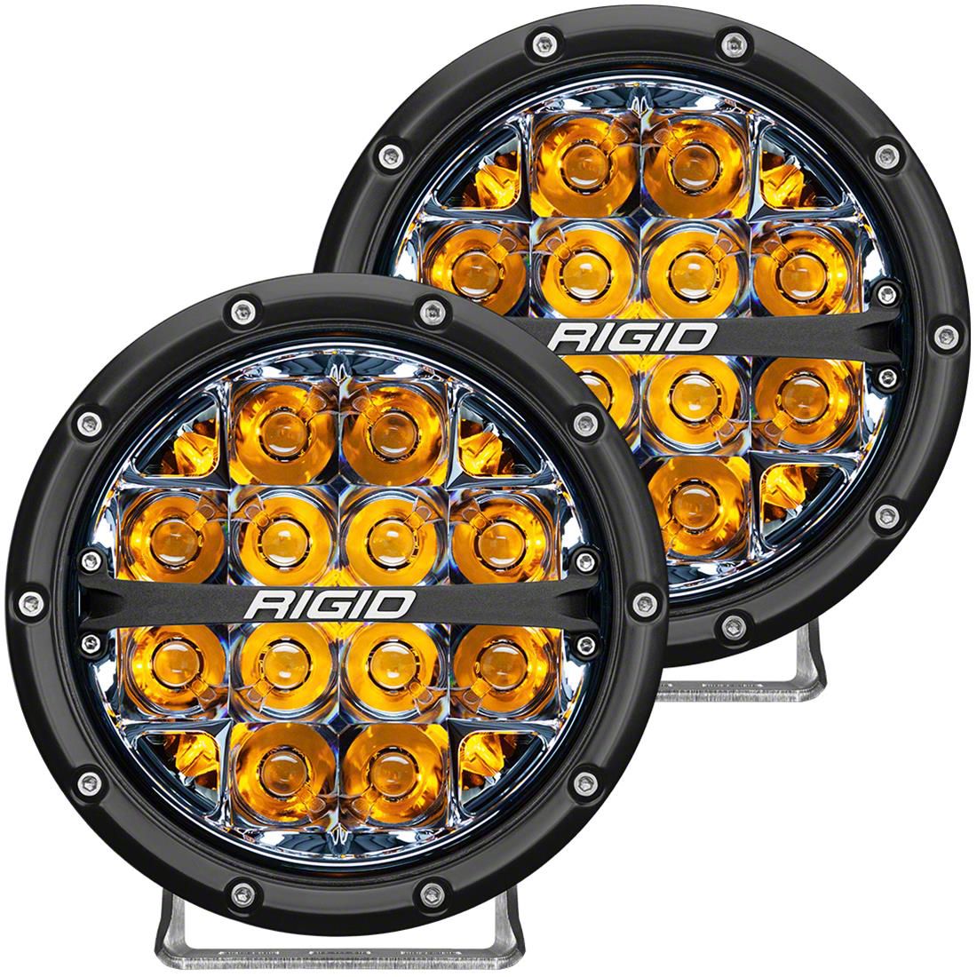 Rigid Industries Toyota 4-Runner 6-Inch 360-Series LED Off-Road Lights ...