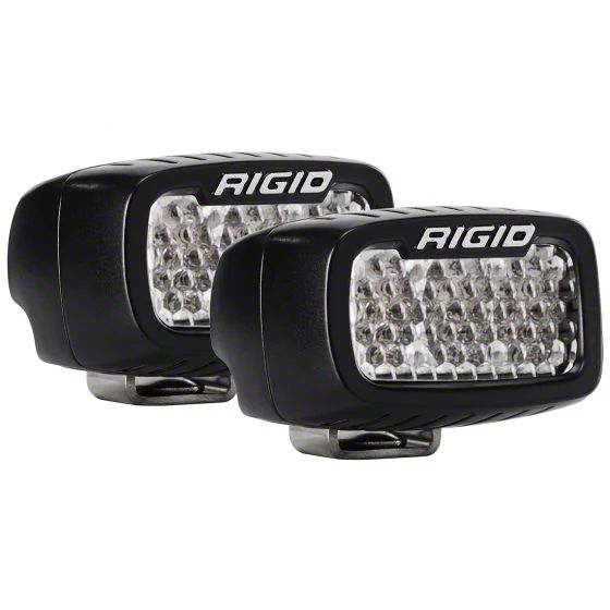 Rigid Industries Bronco SR-M Series Pro LED Backup Light Kit; Flood Diffused Beam 980003 ...